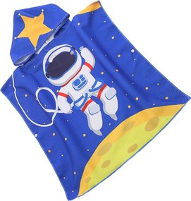 Dětské pončo GALAXIO modré Rozměr: 60 x 120 cm