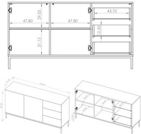 Komoda QUERTY QT01 hikora