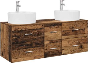 Sada koupelnového nábytku 3 ks Staré dřevo 49,5 x 44,5 x 65 cm 3405889