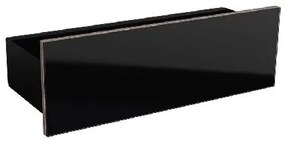 Geberit Acanto - Nástěnná polička 450x148 mm, černá 500.617.16.1