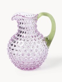 Ručně foukaný džbán Hobnail, 2 l
