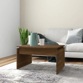 vidaXL Konferenční stolek 68 x 50 x 38 cm dřevotříska [808336] Barva: hnědý dub