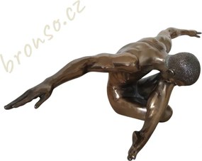 Socha mužského aktu Začátek – moderní bronzová dekorace VERONESE WU75155A1