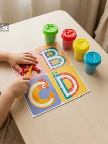 Sinsay - Kreativní sada s modelínou a kartami - vícebarevná