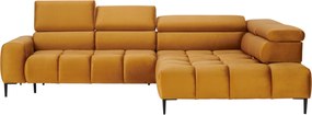 XXXLutz ROHOVÁ SEDAČKA, textil, curry žlutá Welnova - Sedací soupravy - 0023070161BP
