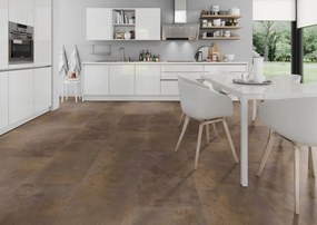 Vinylová podlaha lepená ECO 55 076 Oxyde Bronze Red, 914,4 x 457,2 mm, Oneflor
