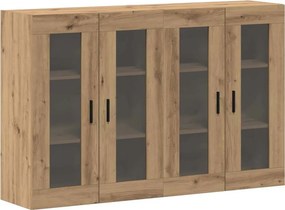 Nástěnné skříňky 2 ks dub artisan 69,5 x 34 x 90 cm 3394582