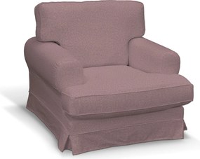 Potah na křeslo IKEA Ekeskog barva růžová látka pletený vzor