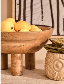 Dřevěná mísa v přírodní barvě ø 27 cm Kara – Premier Housewares
