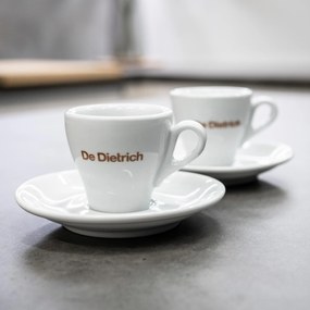 Elmax Porcelánový šálek s podšálkem De Dietrich 2 ks
