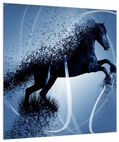 Moderní obraz koně (40x40 cm)