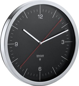 Rádiem řízené nástěnné hodiny Crono 24 cm černé