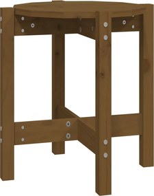 vidaXL Konferenční stolek Ø 42,5 x 45 cm masivní borové dřevo [822315] Barva: medová hnědá