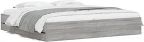 Rám postele se zásuvkami šedý sonoma 200 x 200 cm kompozit 3207250