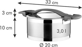 TESCOMA Kastrol ULTIMA s poklicí ø 20 cm, 3,0 l