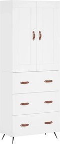 Skříň highboard bílá 69,5 x 34 x 180 cm kompozitní dřevo 3199721