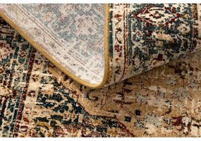 Vlněný kusový koberec Kalar béžovo zelený 235x350cm