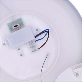 LED stropní světlo odolné vůči vlhkosti WO826 - průměr 30 cm, bílá