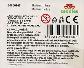 TEDDIES Balanční hra Herkules mini / plast / 3 barvy / od 8 let