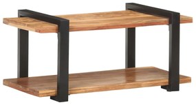 TV stolek 90 x 40 x 40 cm masivní akáciové dřevo - Default Title