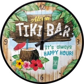 Postershop Nástěnné hodiny - Tiki Bar