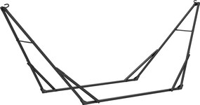 Skládací stojan na houpací síť Outsunny — nastavitelný 175–290 cm, přenosný ocelový rám s taškou, nosnost 120 kg | Aosom