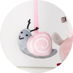 CHIPOLINO Hudební a promítací závěsný kolotoč Pink Garden / Bluetooth