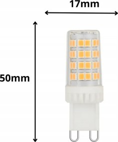 ECOLIGHT LED žárovka G9 5W 4000K 480lm - neutrální bílá