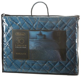 PŘEHOZ NA POSTEL LIMITED COLLECTION MUSA 170X210 CM TMAVĚMODRÁ