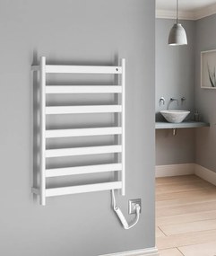 Sapho Elias elektrický sušák ručníků 490 x 730 x 110mm 105W bílá EB540