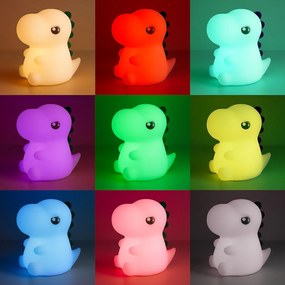 Dětská lampa Dino, 1w, 3000k, RGB
