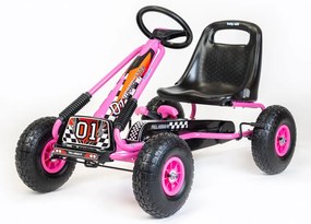 Dětská šlapací motokára Go-kart Baby Mix Razor růžová Barva: Růžová