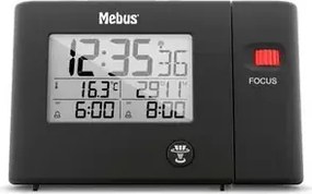 Mebus 25795 - Rádiem řízený budík s projektorem / 3 x AAA / 1x USB