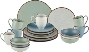 XXXLutz KOMBINOVANÁ SOUPRAVA 24dílné, porcelán keramika Landscape - Kolekce nádobí - 0056530102