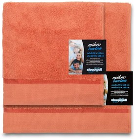 SVITAP sleep well Osuška Star 450 g/m2  Osuška Star 70x140 cm oranžová