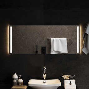 Koupelnové zrcadlo s LED osvětlením 100x40 cm 151753