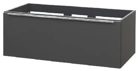 Mereo Mailo - Umyvadlová skříňka 1005x365x476 mm, 1 zásuvka, antracit CN537S