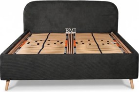 Postel čalouněná ZORIANA + lamelový rošt + matrace EMI