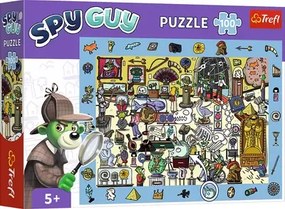 Trefl - Puzzle - Puzzle s hledáním obrázků Spy Guy: Muzeum / 100 dílků
