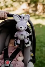 BABYTED Chrastítko Zajíček / Plyš / 30 cm / od 0 měsíců