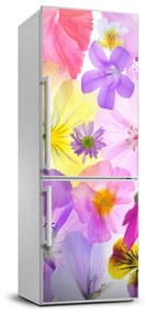 Wallmuralia Foto tapeta na ledničku Barevné květiny 60x180 cm