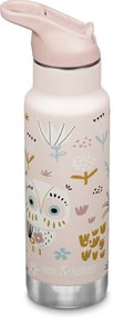 Dětská nerezová termolahev Klean Kanteen Insulated Kid Classic Narrow 12oz - Owlet
