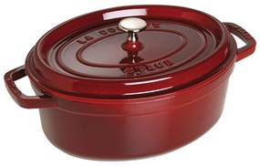 Hrnec STAUB  oválný 29 cm vínový 4,2l