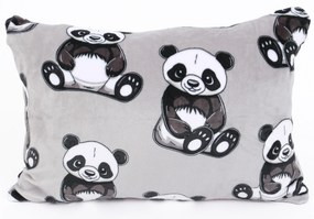 MK Lůžkoviny Povlak na polštář mikroplyš Exclusive 40 x 60 cm - Panda