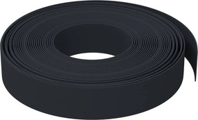 Travní lemy 4 ks černé 10 m 10 cm polyethylen 3155434