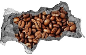 Wallmuralia Samolepící nálepka beton Zrnka kávy 95x73 cm