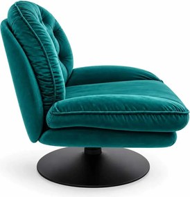 LuxuryForm DESIGN Relaxační otočné křeslo LUNA - zelené
