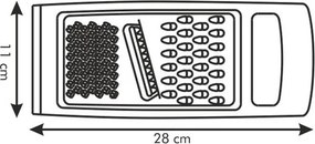 TESCOMA Struhadlo ploché HANDY, kombinované