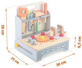 Dřevěná dílna s nářadím RK-877 Ricokids