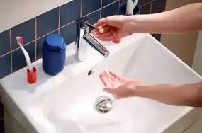Hansgrohe - Umyvadlová baterie, EcoSmart+, CoolStart, chrom